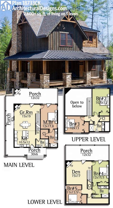 Rustic Log Cabin Floor Plans Image To U