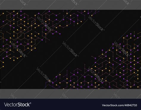 Geometric Pattern With Cubes And Hexagons Vector Image