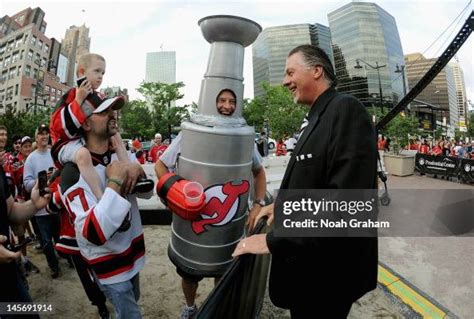 Network Host Barry Melrose Talks With Fans Before Game Two Of The