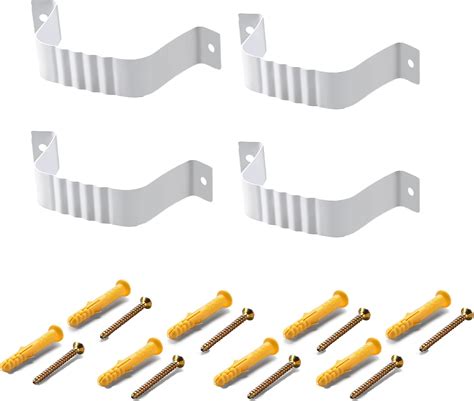 Vyh Downspout Adapter Gutter Downspout Strap 3x4 Leader Strap 3x4 4pcs White