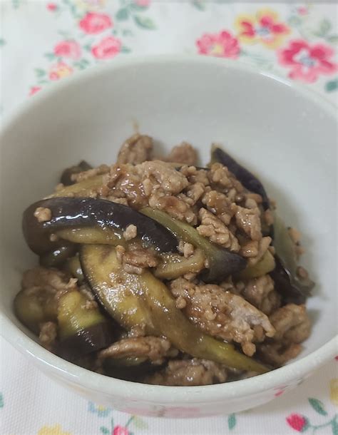 ひき肉と茄子のオイスターソース炒め レシピ・作り方 By れみぃ♪ 楽天レシピ