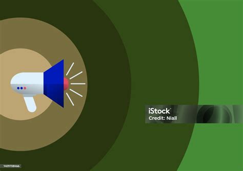 최근 광고를 제작 하는 라인 그리기 불혼 새로운 공지를 만드는 시끄러운 메가폰 스피커의 일러스트레이션 늦은 방송을 보여주는 증폭기 스케치 개념에 대한 스톡 벡터 아트 및