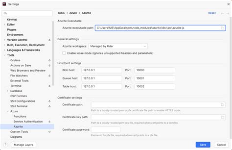 Rider Unable To Find Azurite Executable Stack Overflow