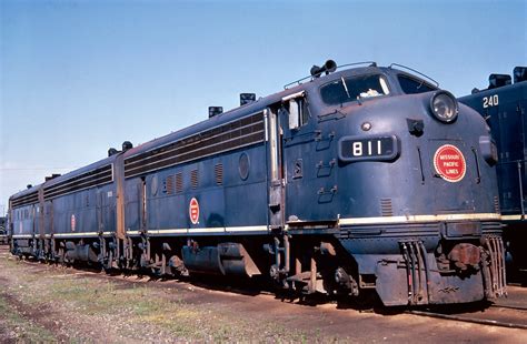 Missouri Pacific Railroad Map Locomotives Logo History