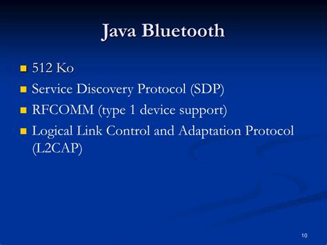 Ppt Javabluetooth Powerpoint Presentation Free Download Id3589628