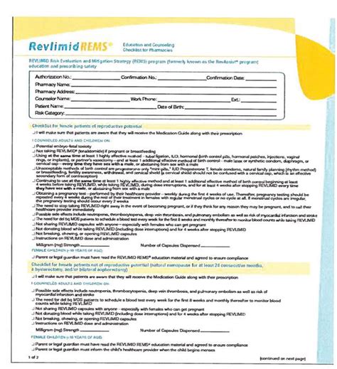 Revlimid Dispensing Pharmacies At Lawrence Melson Blog