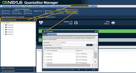 Object Storage Setup Osnexus Online Documentation Site