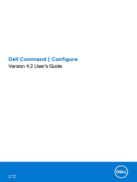 Fillable Online Dell Command Configure Fax Email Print Pdffiller
