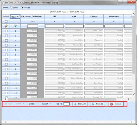 Editing Rows Of A Data Source