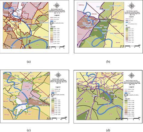 Digital Combined Contour Interpolation Map For The Probability Of
