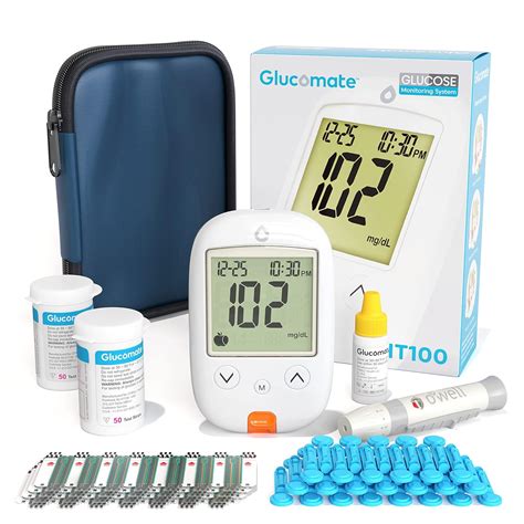 Glucomate Glucose Monitor Kit With 100 Test Strips And Comoros Ubuy