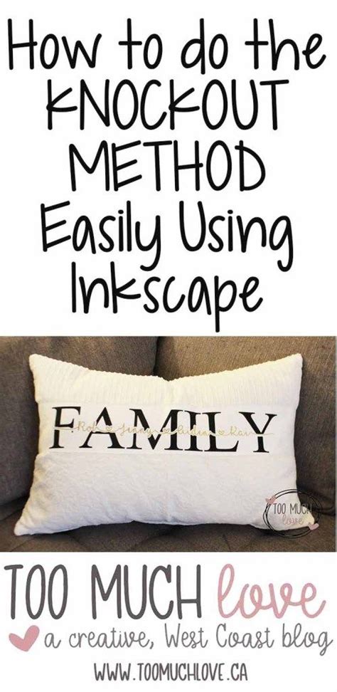 How To Easily Use The Knockout Method In Inkscape