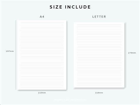 Study Notes Template Notes Printable Paper Printable Notes Page A4 Letter Notes Inserts