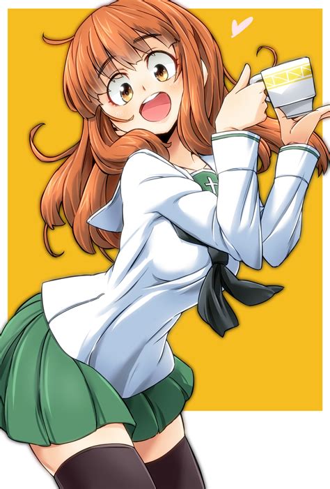 Safebooru 1girl O Aono3 Black Legwear Blush Breasts Brown Eyes Brown