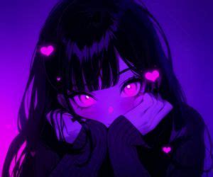 Pink Hearts Anime Girl Live Wallpaper
