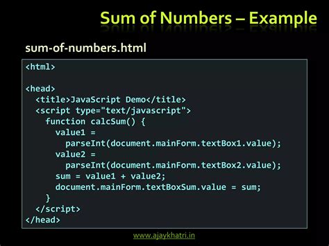 Basics Of Java Script Js Pptx Web Development Internet