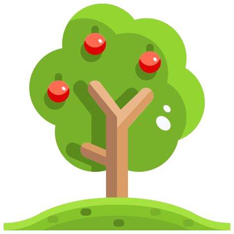 Tree Justicon Flat Icon