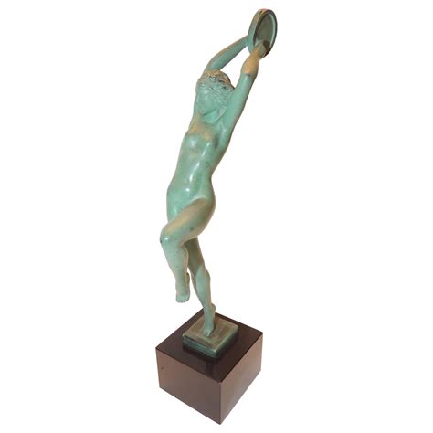 Bronze Art Deco Nude Sculpture By S Melani For Sale At 1stdibs S