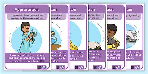 Values Display Posters Appreciation Teacher Made