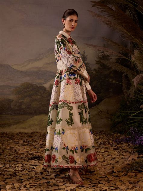 Floral Tapestry Gown Samantchauhan