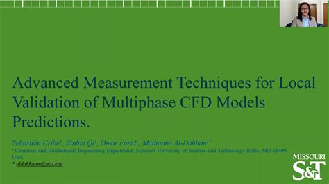 advanced measurement techniques for local validation of multiphase cfd models predictions aiche