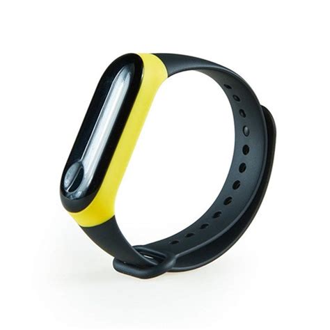 Iloft Silicone Dual Color Style Band Strap For Xiaomi Mi Band Mi Band Mi Smart Band I