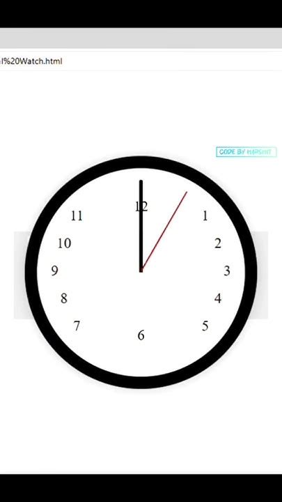 Analog Digital Watch Using Html Css Htmlcssjavascript Frontend Webdesign Trending Shorts