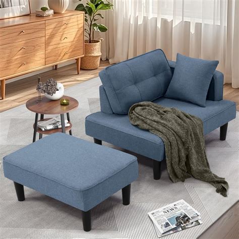 Sejov Recliner Sofa Bed Convertible Small Sectional Couches For Living