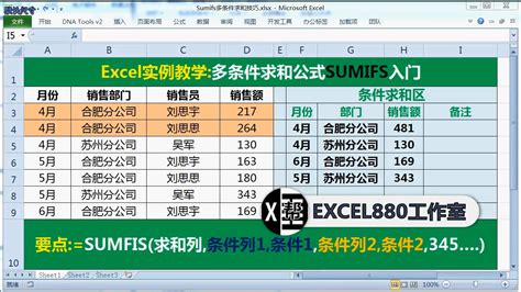 实例视频 Excel实例教学网 微信公众号excel880 郑广学网络服务工作室