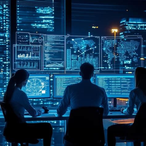 Computer And Teamwork Solving Problems In The Tech Industry Premium Ai Generated Image