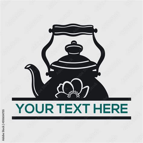 Kettle Split Monogram Kettle Svg Teapot Svg Teatime Svg Tea