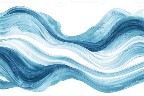 Abstract Blue And White Waves Flowing Smoothly Creating A Calming And Serene Visual Effect