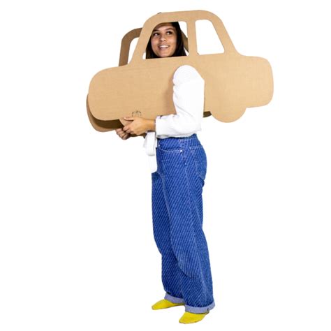 Cardboard Box Car Costume Cardboard Car Craft Project — The