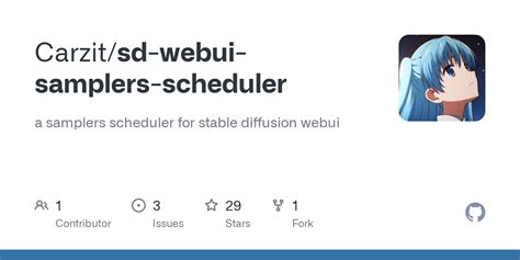 Sd Webui Samplers Scheduler Images Check Ui Png At Main Carzit Sd