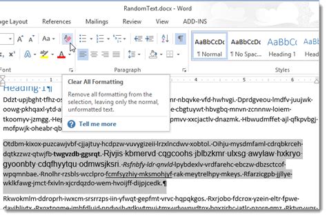 How To Remove All Text Formatting In Word 2010 Nsapower