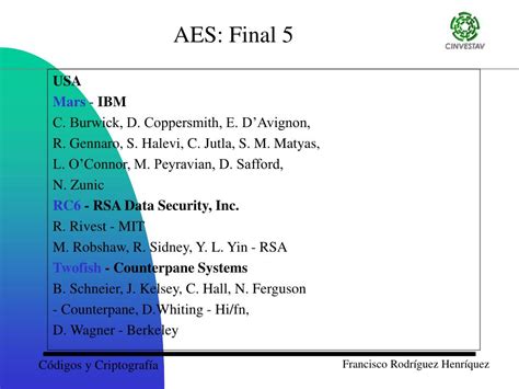Ppt The Advanced Encryption Standard Rijndael Powerpoint Presentation Id3509179