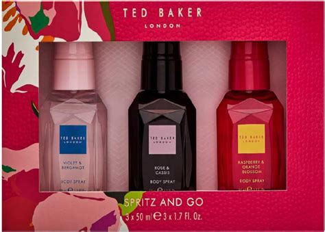 Topline Ted Baker Body Spray Collection Elegant Body Spray Pamper