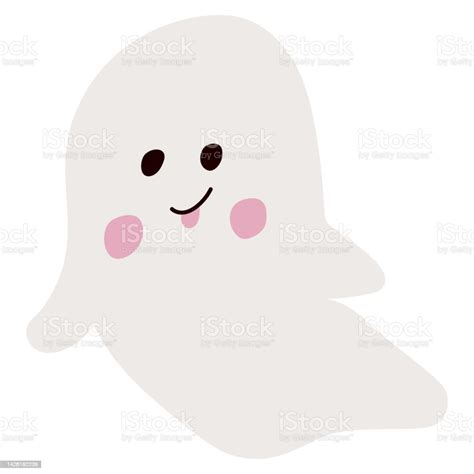 귀여운 손으로 그린 낙서 할로윈 유령의 아이콘 단일 디자인 그래픽 요소 공휴일에 대한 스톡 벡터 아트 및 기타 이미지 공휴일 귀신 귀여운 Istock