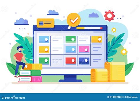 A Person Sitting In Front Of A Computer Screen Focused On Work Or A Task Kanban Method