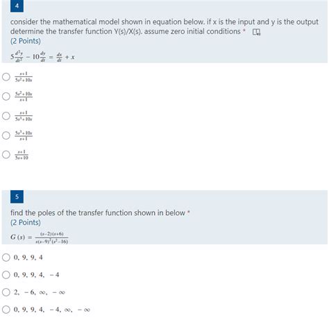 Solved Consider The Mathematical Model Shown In Equation Chegg