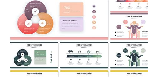 Pico Infographic Presentation Powerpoint Template Incl Arrow And Circle Envato Elements