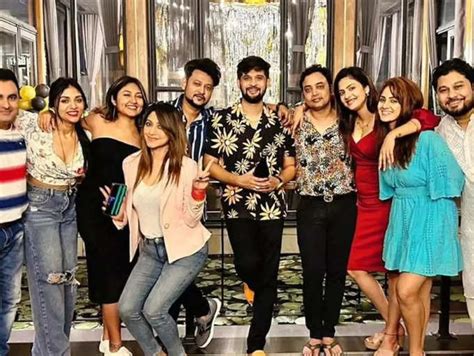 Neel Bhattacharya Trina Saha And Others Have A Rocking Party With Sairity Banerjee Rohit Jha