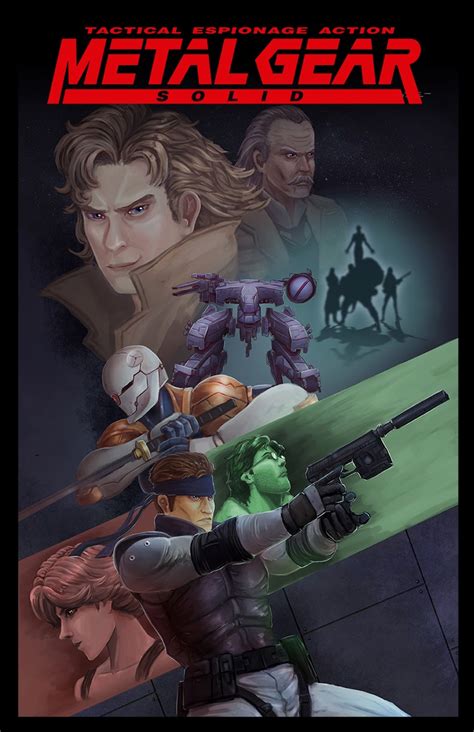 Metal Gear Solid Poster By Bsideilustrador