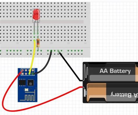 Simple Led Blink Using Esp8266 3 Steps Instructables