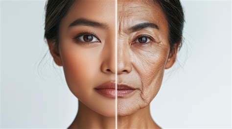Advertisement Image Featuring An Thai Womans Face Split Into Two Halves