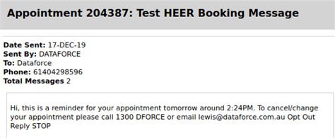 Job Sms Dataforce Documentation