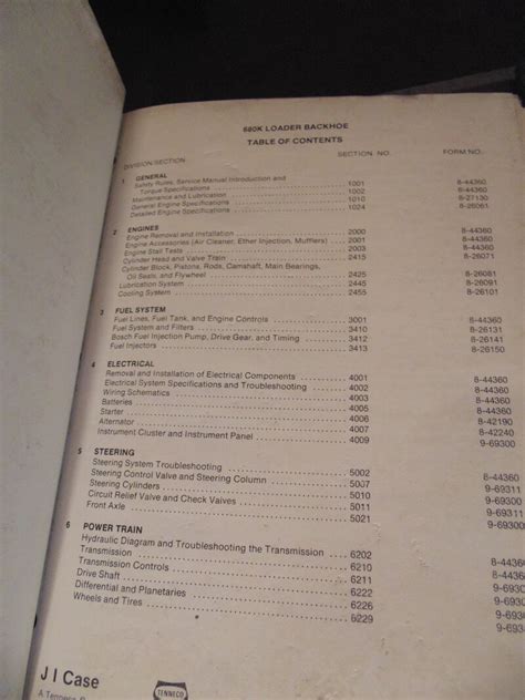 Case 680k Loader Backhoe Service Manual Used Equipment Manuals