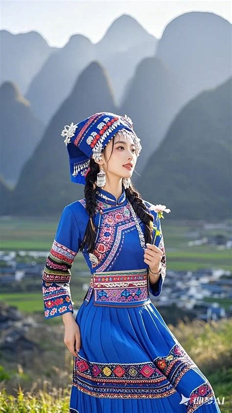 苗族壮族侗族 民族服饰风｜数字写真 16 漫舞ai 来自小红书网页版 花瓣网