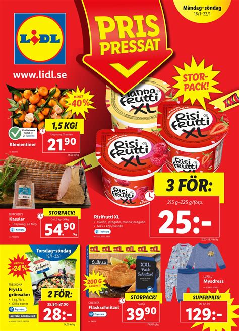 Lidl Reklamblad 16 01 22 01 2023 Lidl Reklamblad 16 01 22 01 2023