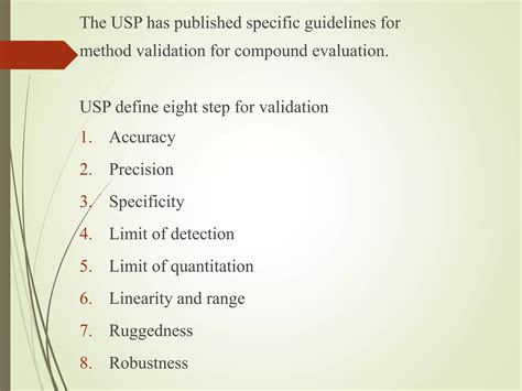 Analytical Method Validation Pptx Chemistry Science
